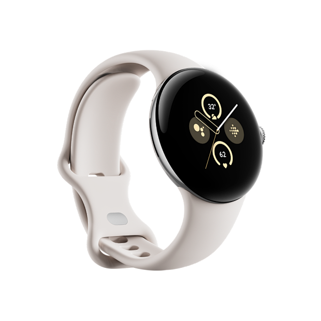 Pixel Watch 2 in porcelain white