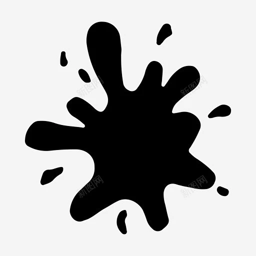 污渍水滴墨水图标svg_新图网 https://ixintu.com 墨水 手绘 水滴 污渍 飞溅-花瓣网