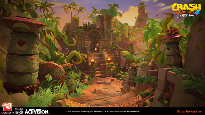 {游戏系列} 美国 Crash 4（场景，角色，UI。。）