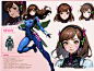 00129-2143645755-A character turnaround of a (corneo_dva) wearing blue ...