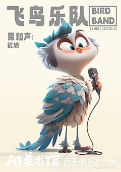 【AIGC】IP形象 | 动物设计灵感-花瓣网|陪你做生活的设计师