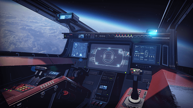 Scifi Cockpit Pack in Props - UE Marketplace
