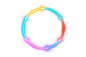 colorful circle frame circle light frame on transparent background PNG file