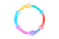 colorful circle frame circle light frame on transparent background PNG ...