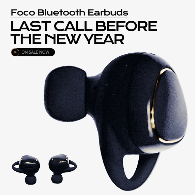 New Year Earbuds Sale Deals Ecommerce Product Image素材-花瓣网