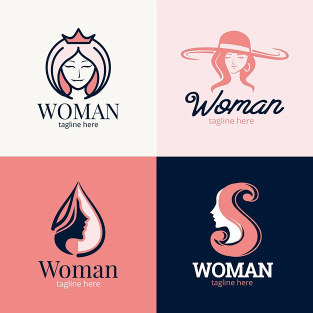 女人，logo标志矢量图素材