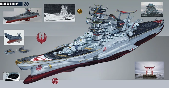 やまとがたせんかん Battleship Yamato-Flying Leviathan-花瓣网