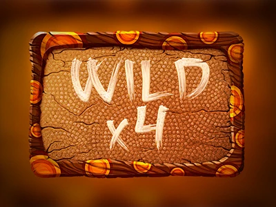 Graphic design of the wild symbol for the game slot machine "Outback ...