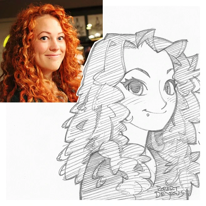 Marie Commission by Banzchan on deviantART图片_风格画（卡通化）图片素材-花瓣网