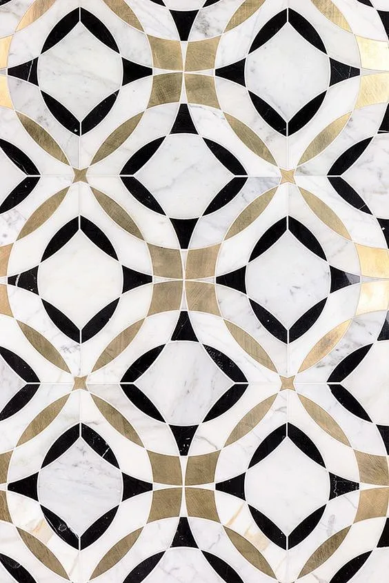 This picture of floor tile has a tessellation pattern. Tessellation is ...