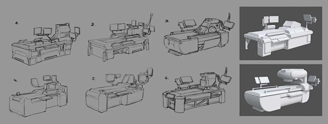 Sci-Fi Operating Table Designs-花瓣网