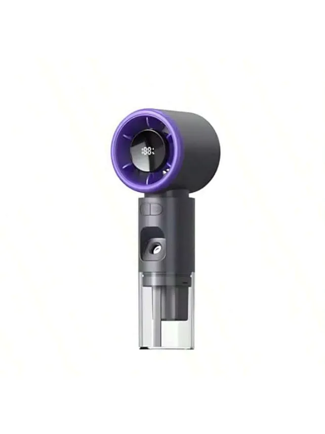 Famka Handheld Turbo Misting Fan 2000mAh USBC Handheld Cooling Fan With ...