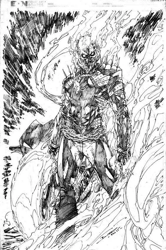 Ghost Rider by Brett Booth *-花瓣网
