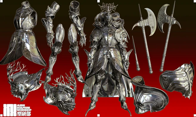 Armor design-Warrior -花瓣网