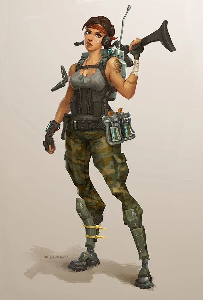 fn-commando-female-花瓣网