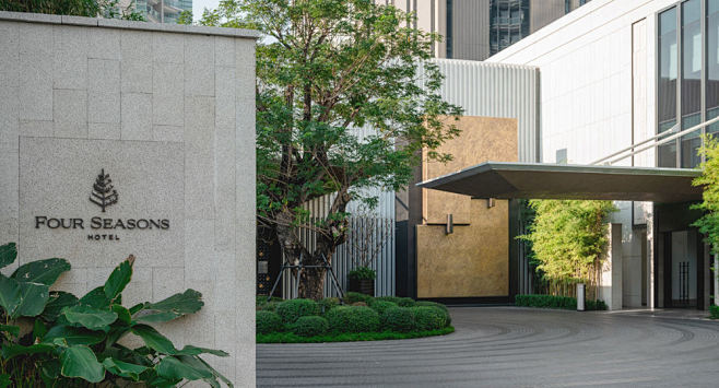 泰国 | 曼谷四季酒店 | 景观 | 2021| ENTRANCE & ARRIVAL COURTYARD + LANDSCAPE ...