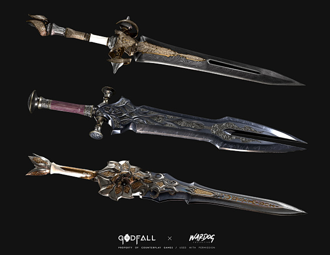 GODFALL - Swords, Wardog Collective : Finally we can share some of the ...