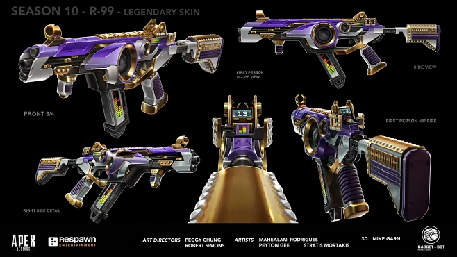 Apex Legends // R-99 Legendary Skin, Gadget-Bot Productions : Gadget ...
