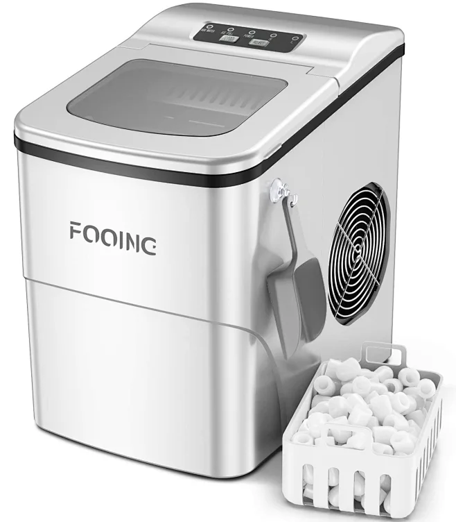 Ice Maker Machine for Home, Self-Cleaning Function Ice Maker Machine ...