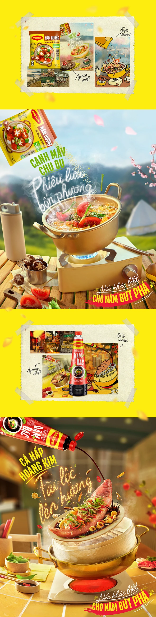 advertisement Advertising cooking Keyvisual kitchen Maggi poster-花瓣网