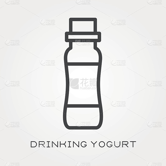 喝酸奶的图标
