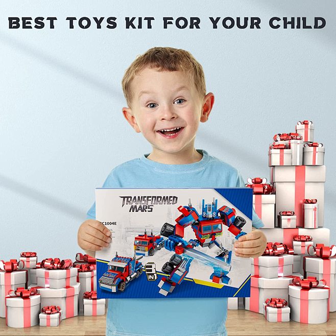 Amazon.com: STEM Building Toys for Kids 381PCS Robot Building Blocks ...