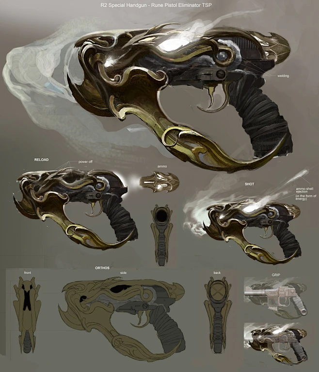 REMNANT 2 - PAN - KOLKET'S RAZOR - & PROPS - & SWORDS - & GUNS-花瓣网