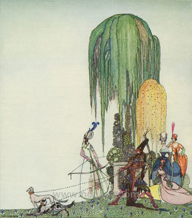 Kay Nielsen – In Powder and Crinoline 1913 - Golden Age Children's Book ...