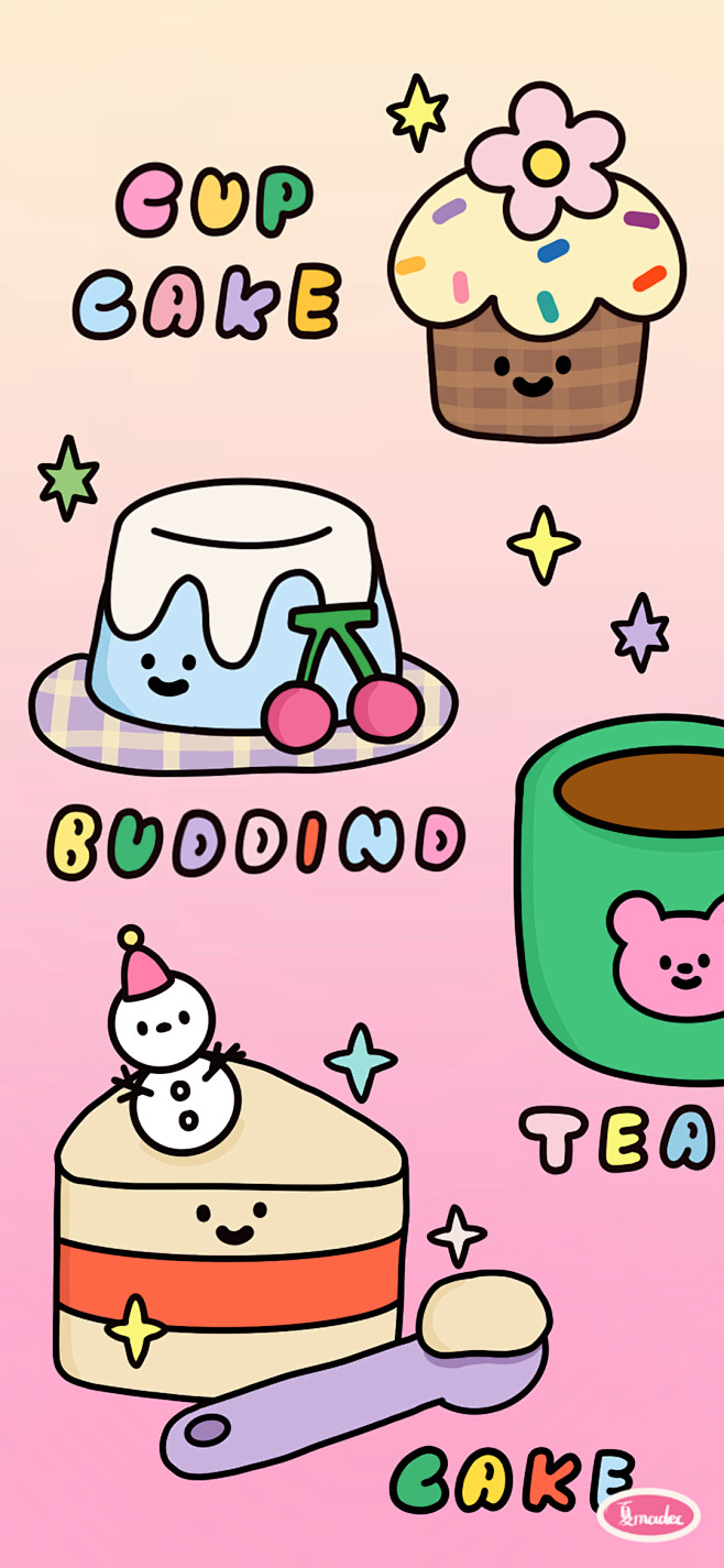 卡通 手机壁纸 动物 cr：夏madec