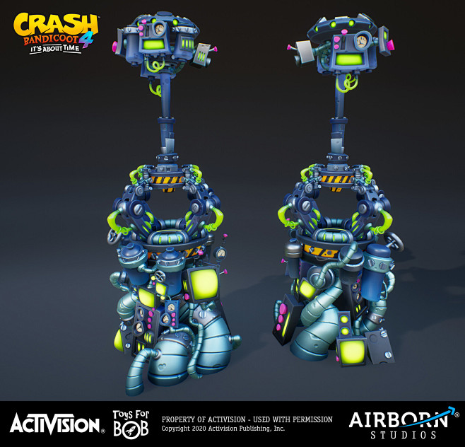 {游戏系列} 美国 Crash 4（场景，角色，UI）-花瓣网