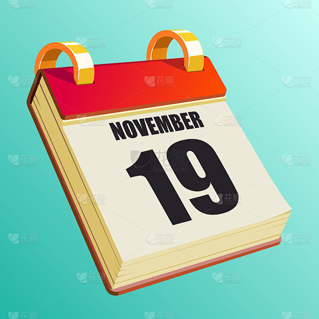 红色日历11月19日
