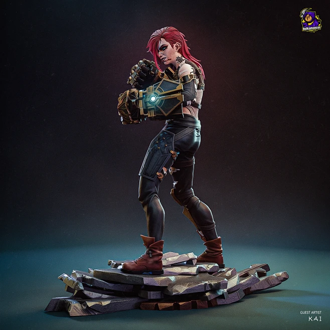 Vi (Arcane) Fanart-花瓣网