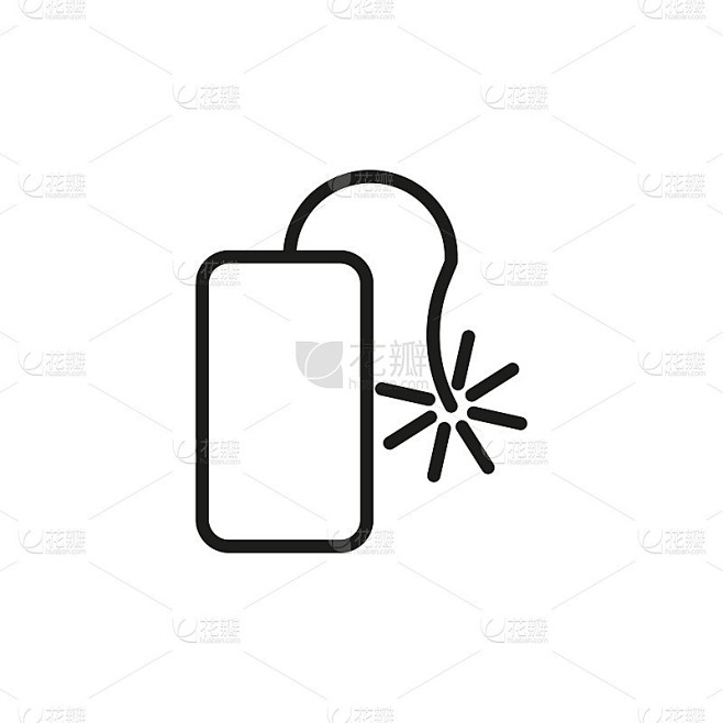 简单的peard线图标。