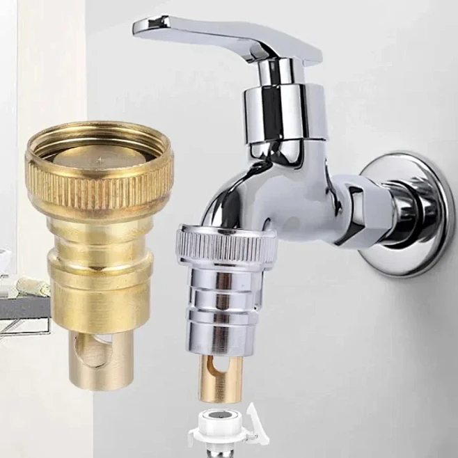 Automatic Stopcock for Washing Machine Faucet Water Stop Valve Anti ...