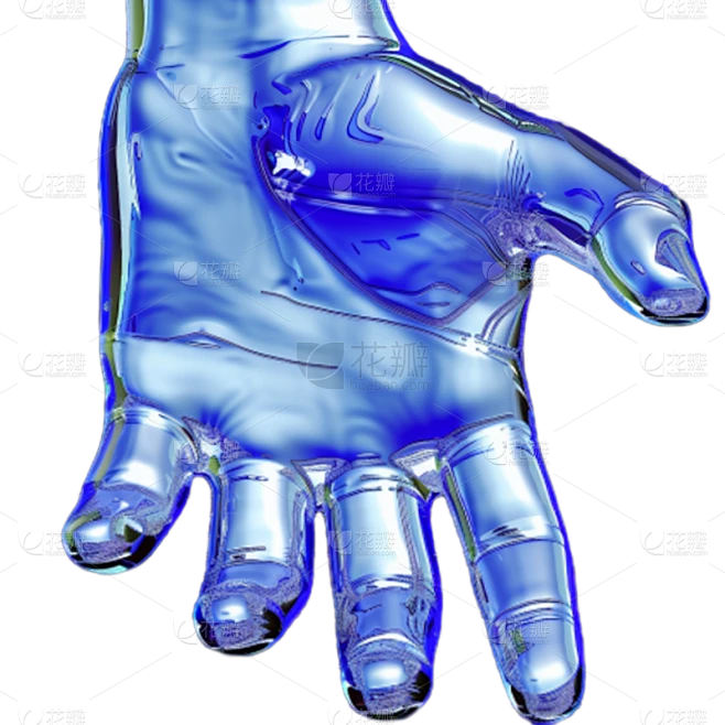科技风通用3D科技手元素素材素材-花瓣网