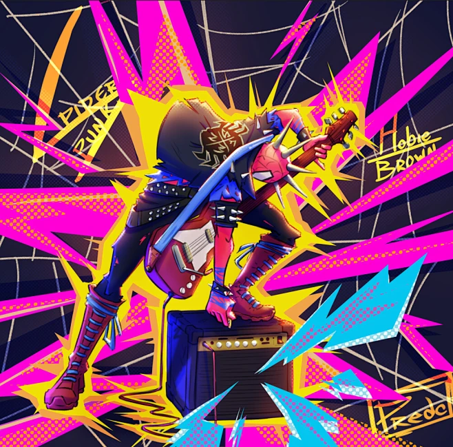 Hobie Brown - Spider Punk-花瓣网