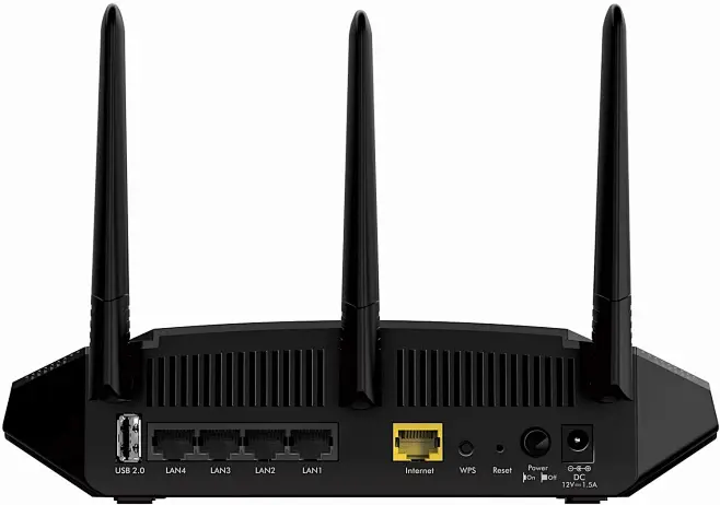Netgear R6850 AC2000 Mbps, WiFi USB Dual Band Gigabit Wall Mount Router ...