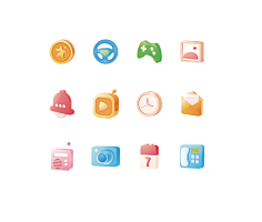 2.5D图标-花瓣网|陪你做生活的设计师 | PO主题设计大赛-UI中国用户体验设计平台