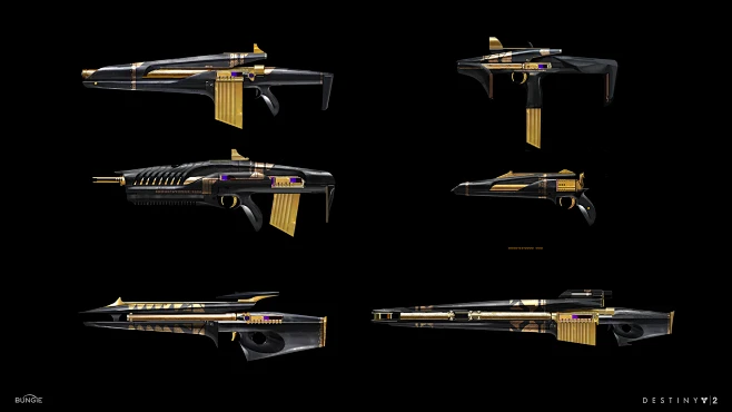 ArtStation - Destiny 2: Leviathan Raid Weapons, Patrick Bloom-花瓣网