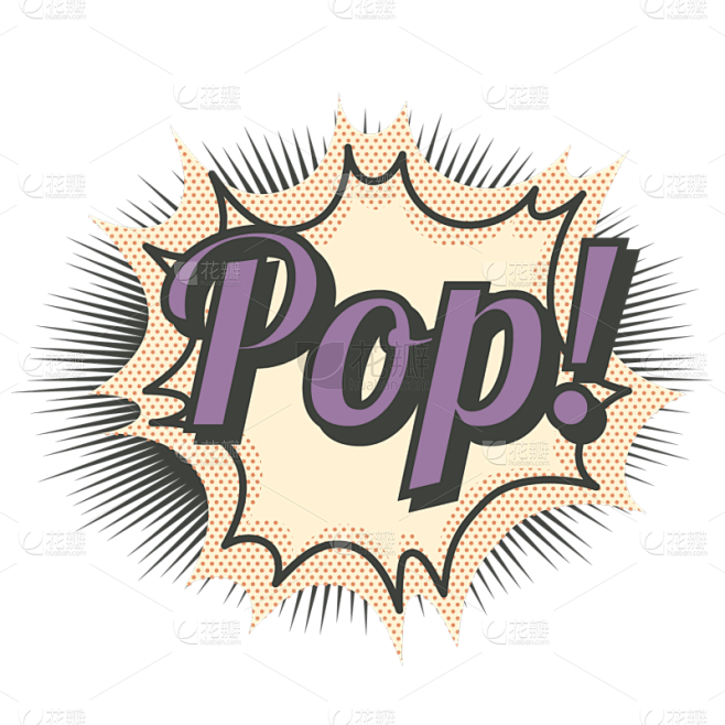 Comic Style Text Sticker