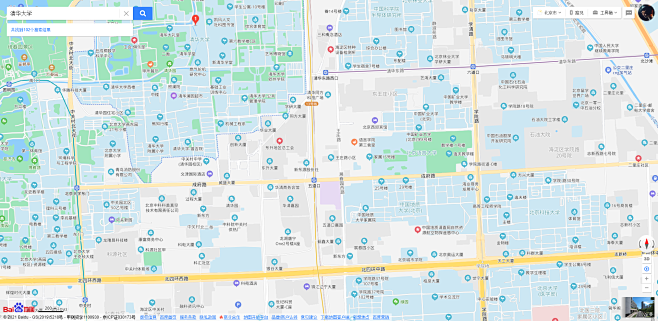 清华大学 - 百度地图