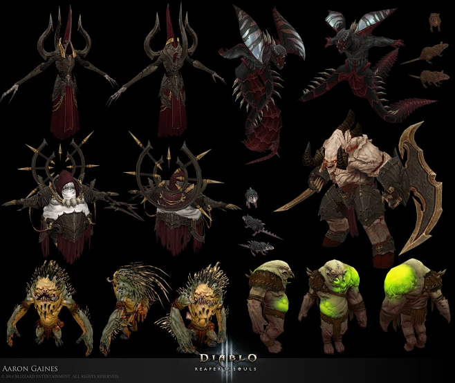 Diablo 3 monsters-花瓣网