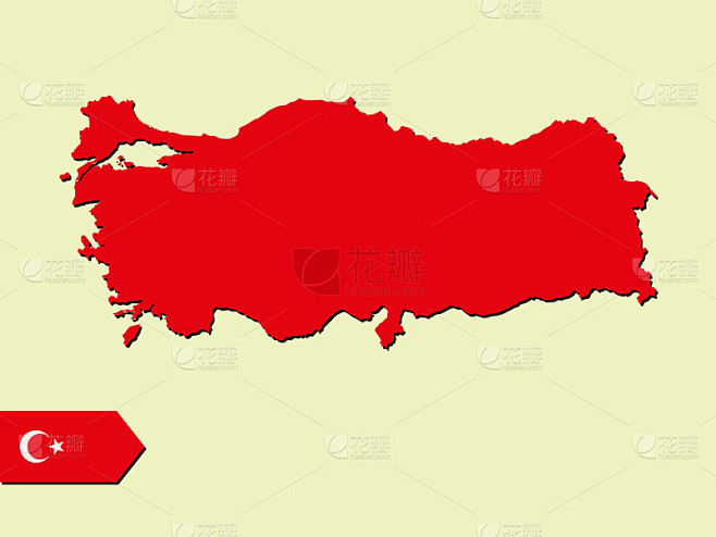 土耳其的地图