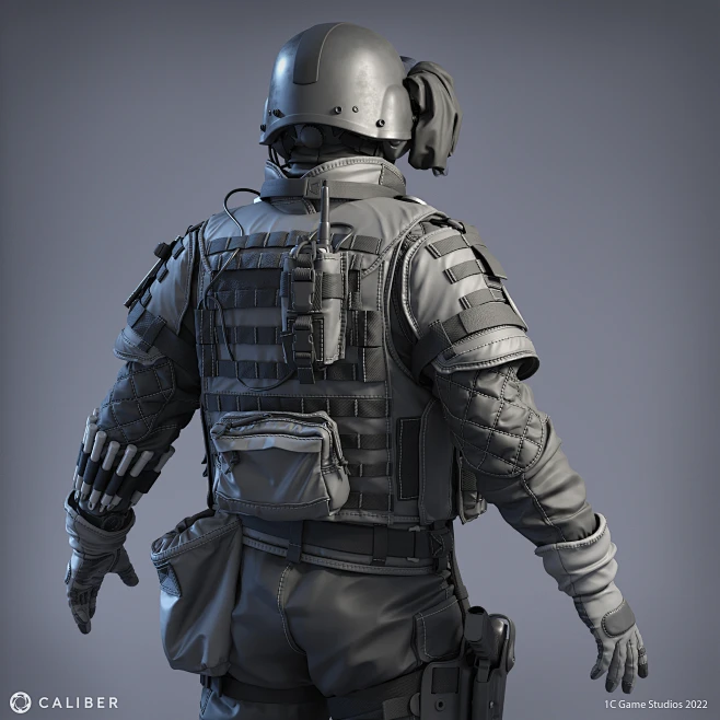 Caliber - RAID - High Poly-花瓣网