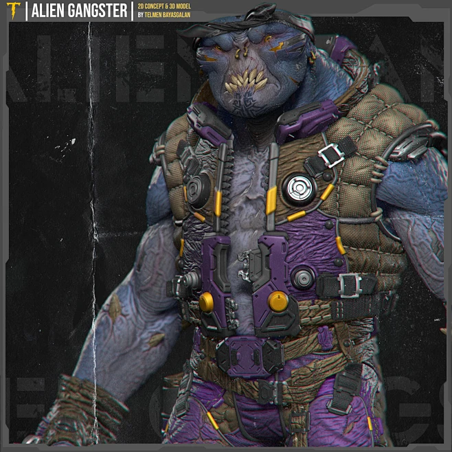 Alien Gangster-花瓣网