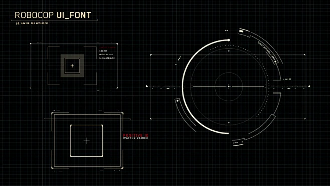 ROBOCOP - HUD Design - www.johnkoltai.com-花瓣网