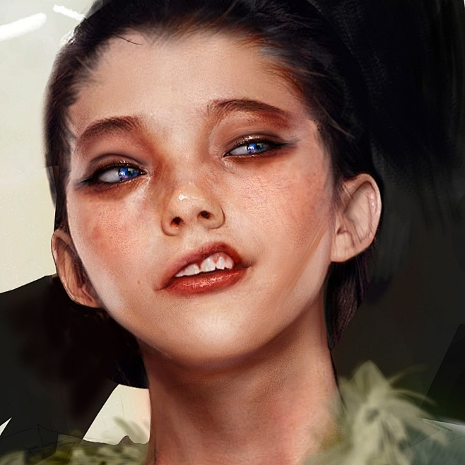 portrait study, seun...@死光光什么的最开心了采集到头像 美女 西方 手绘(493图)_花瓣插画/漫画