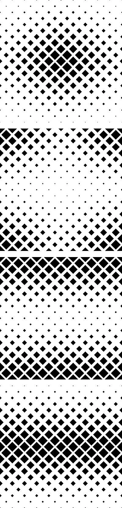 Simple seamless monochrome square patterns http://www.shutterstock.com ...