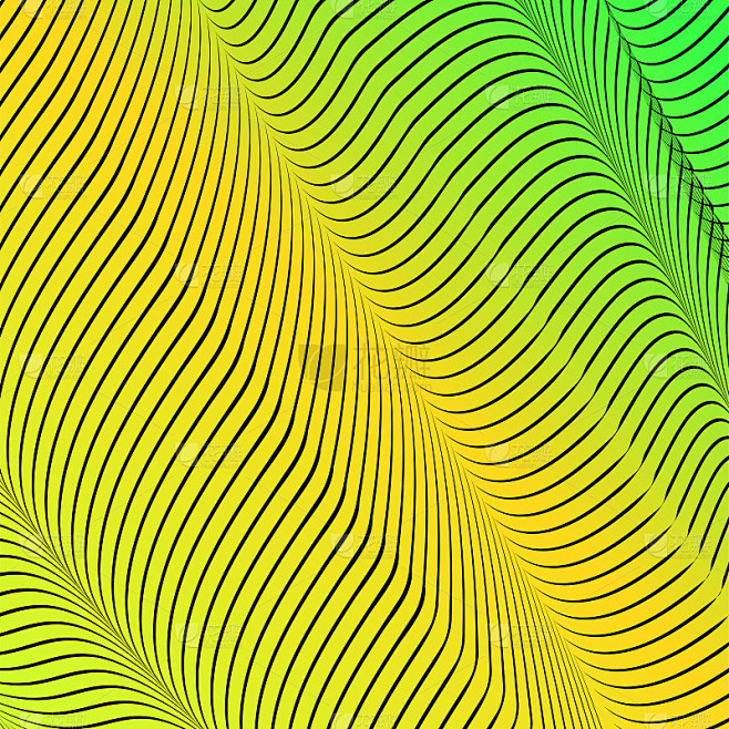 Abstract acid color wavy background, optical art,