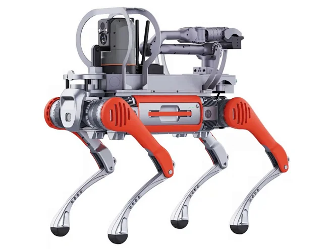 Unitree B2 robotic dog gets promoted to a firefighting job with upgraded hardware - Yanko Design ...
